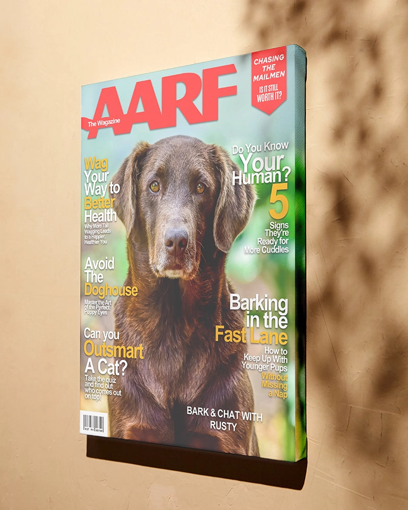 Personalized AARF Magazine Canvas – The Wonder Piece