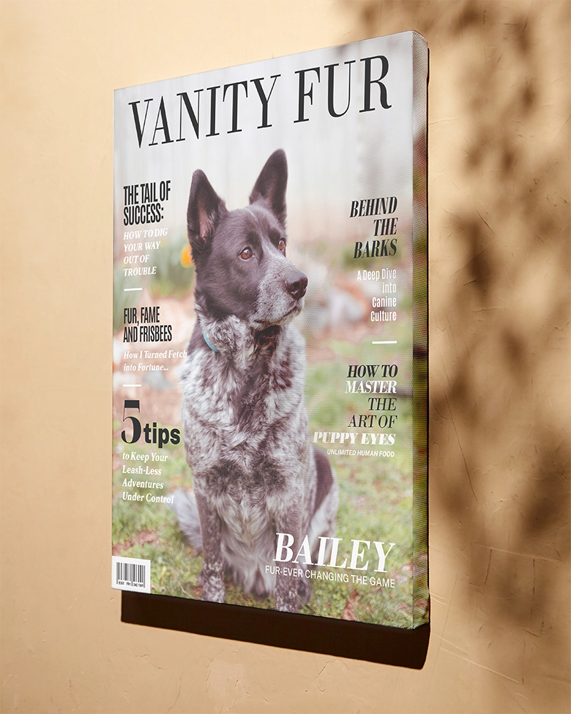 Personalized Vanity Fur Canvas – The Wonder Piece
